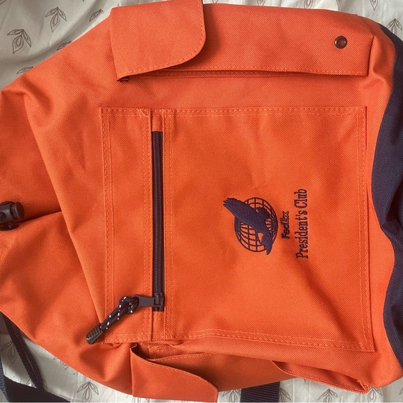 FedEx | Accessories | Fedex Presidents Club Orange Backpack With ...